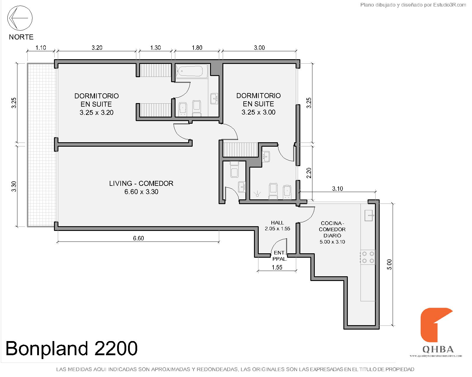 Plano - Bonpland 2244 - Quality Homes Buenos Aires